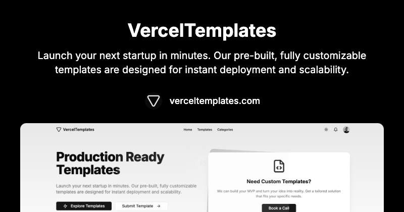 Login | Vercel Templates